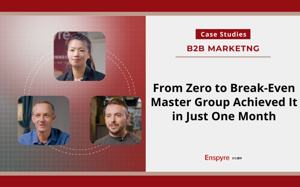 Master Group: Zero to Break-Even in Just One Month - Enspyre